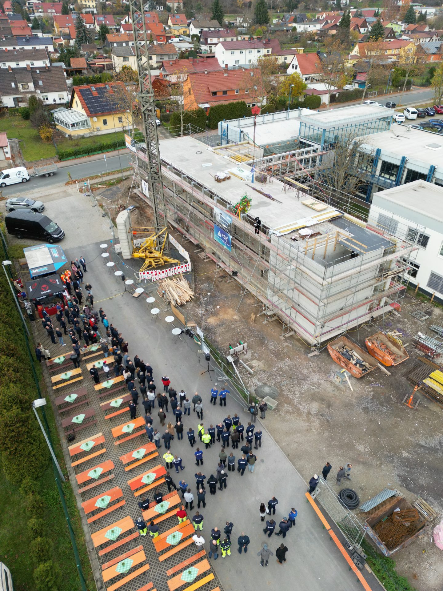 RSB-Gruppe feiert Richtfest in Rudolstadt - RSB Rudolstadt